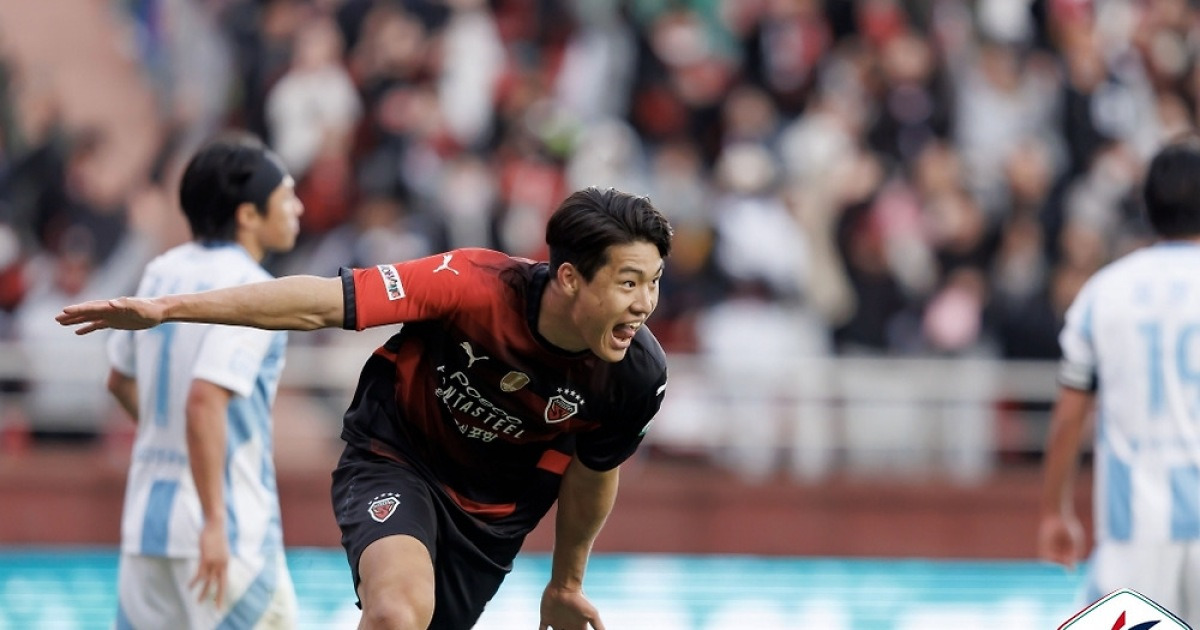 [K리그1 6R] ‘이호재 결승골’ 포항, 동해안 라이벌 울산 1-0 누르고 2연승 질주