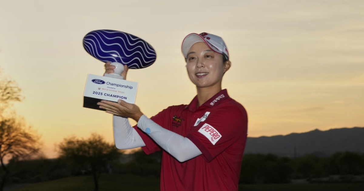 '1년 5개월만 LPGA 정상' 김효주 "공에 앉은 무당벌레, 행운의 징조"