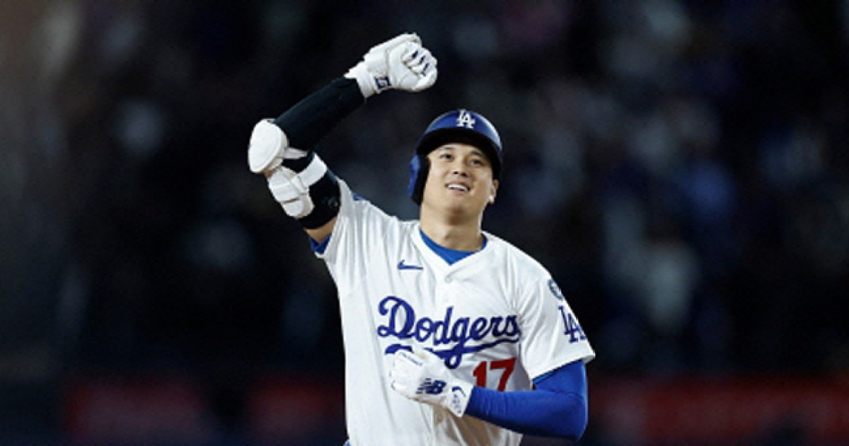 다저스, MLB 개막 8연승…오타니, 끝내기 솔로포