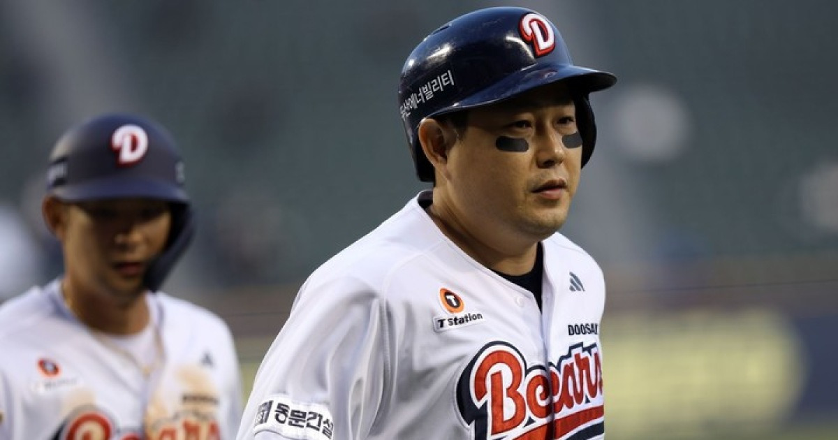 "KBO에 건의했는데..." 10G만에 스리런 결승포에도 묵묵...양의지 마음은 그 날에 머물렀다