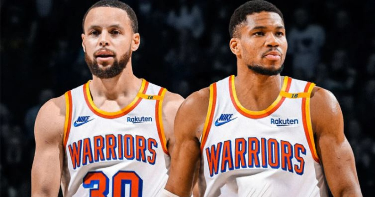 미쳤다! GSW '외곽의 커리-골밑의 쿤보' 꿈의 2×MVP 듀오 실현? NBA 역사 뒤흔들 트레이드설 제기됐다!