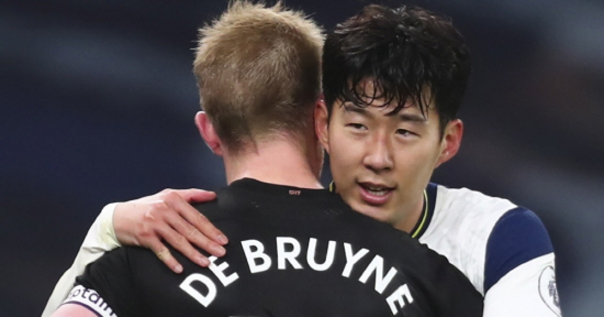 위대하다 손흥민! EPL '당당 1위' 독주 체제…레전드 KDB '10년 근속' 맨시티와 작별→SON 경쟁자 아무도 없다