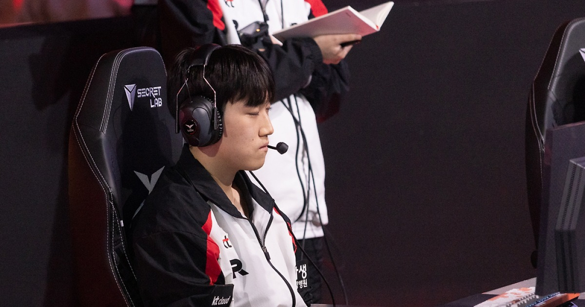 [LCK] kt '캐스팅' 신민제, '퍼펙트' 대신 교체 출전