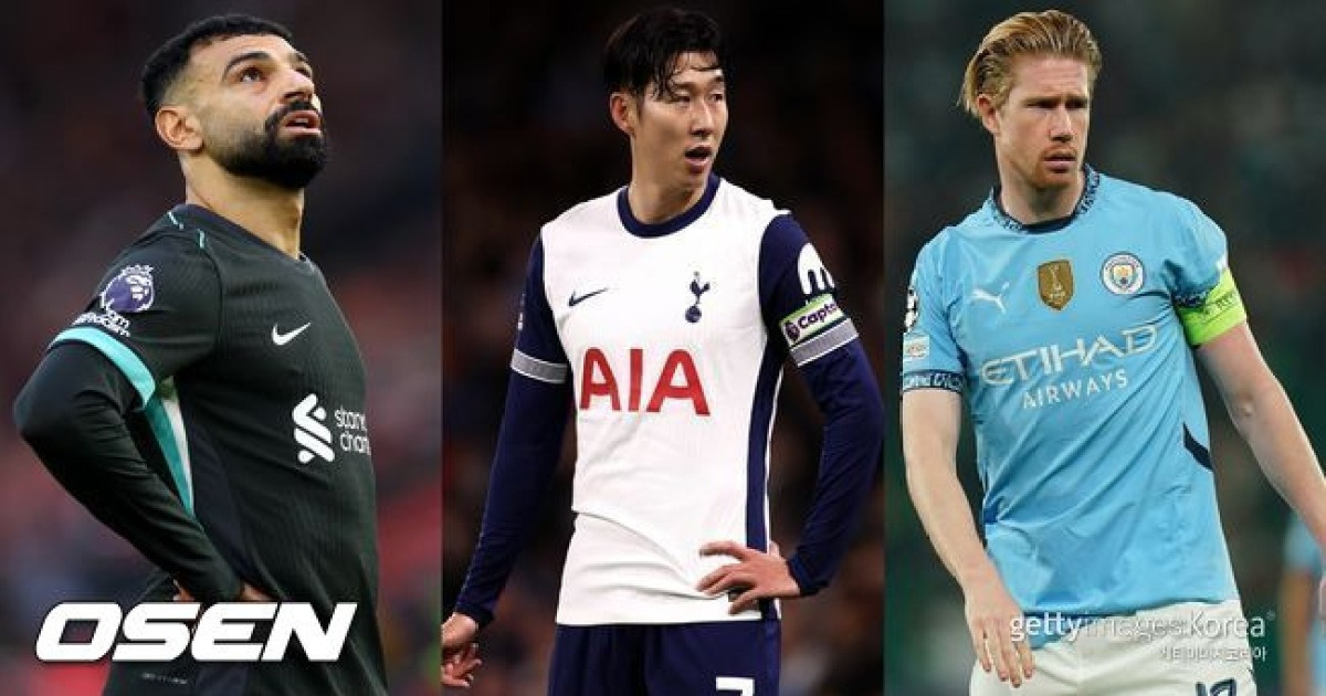 PL 트로이카의 종말...KDB-살라-손흥민, 모두 팀 떠날까 ⇒ 다른 둘과 달리 '트로피' 없는 SON만 불쌍