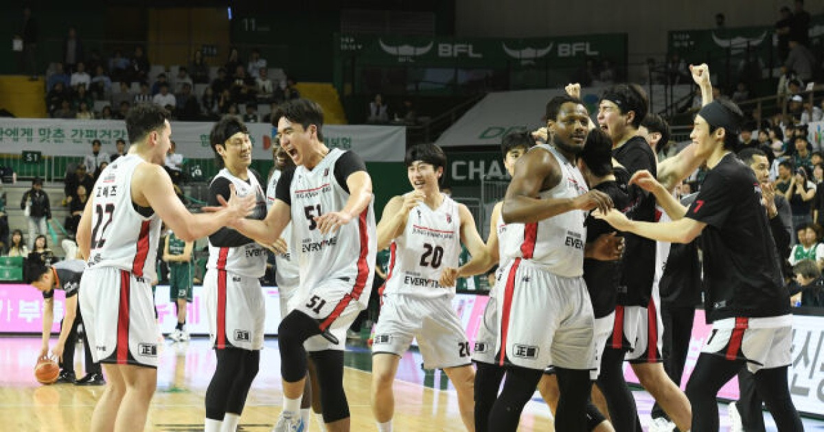 '우리가 간다 6강 PO!' 정관장, 단두대 매치서 DB에 짜릿한 역전승! 6위로 시즌 마무리…6강 PO KT-한국가스공사, 현대모비스-정관장 대진 성사