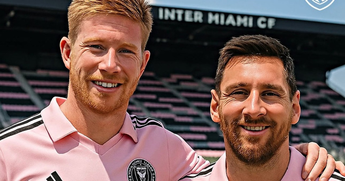 ‘더 브라위너-메시’ 미국 뒤흔들 이 조합이 된다고? 맨시티 떠나는 KDB, MLS 인터 마이애미 이적 급물살 “우선 협상권 보유 중”
