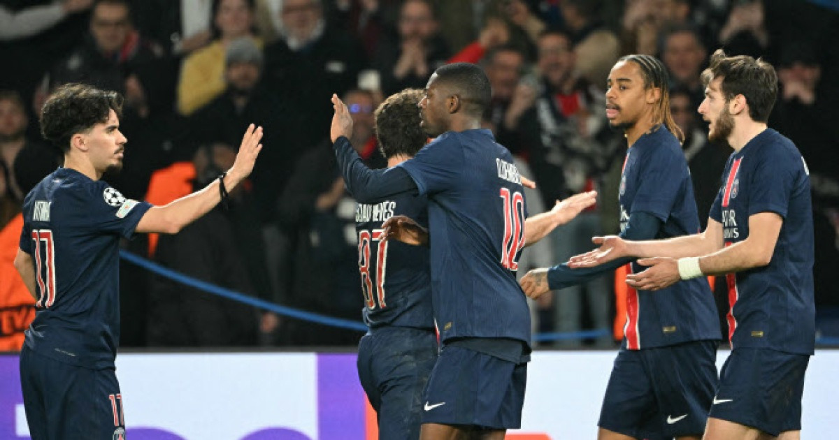 PSG, UCL 4강 보인다, 빌라 꺾고 기선 제압... ‘이강인 벤치’