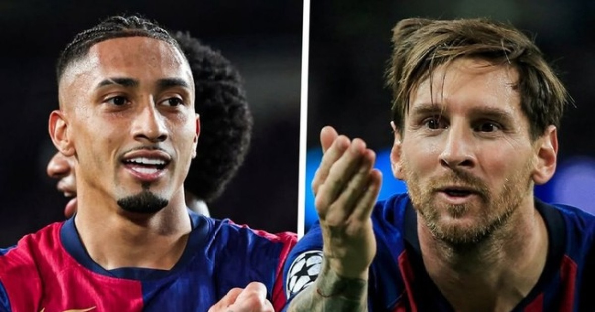 [UCL STAR] 18살 후배 데뷔골 강탈한 하피냐, 메시 전성기 공격P와 동일...'12골 7도움, 19개'