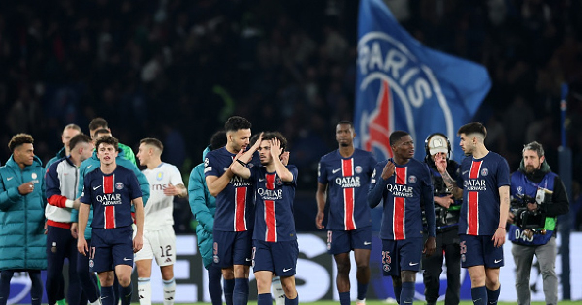 '이강인 결장' PSG, UCL '사상 첫 우승' 꿈 근접! A.빌라 8강 1차전서 3-1 제압