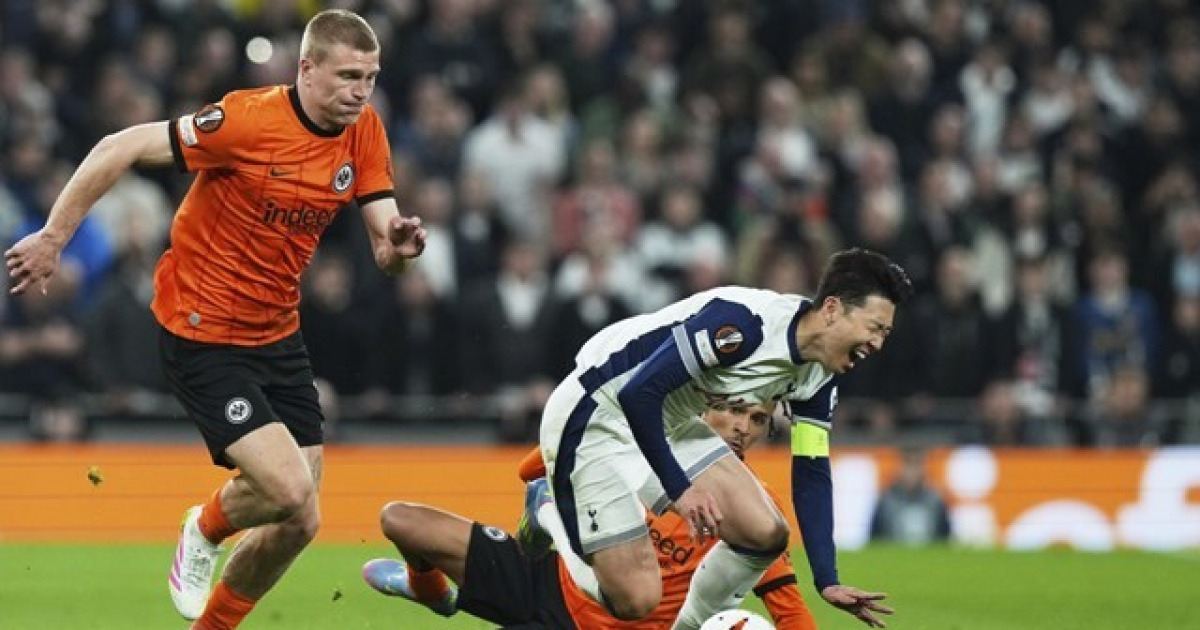 '손흥민 79분' 토트넘, 獨 프랑크푸르트와 UEL 8강 1차전 1-1