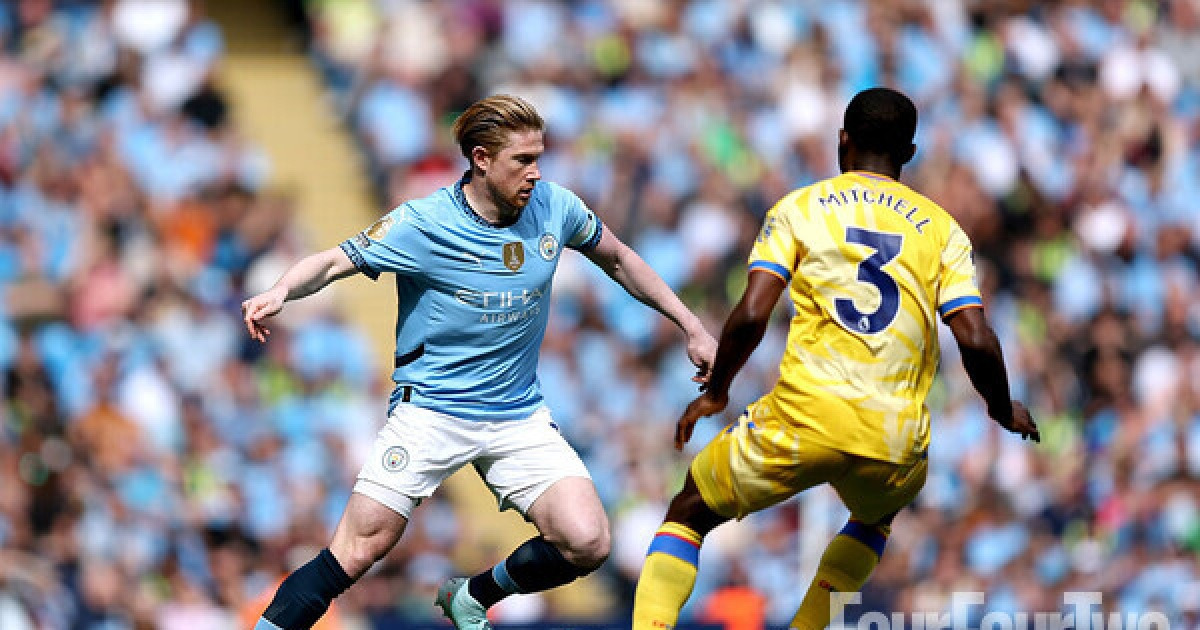 [pl.review] '1골 1AS' KDB 클래스는 영원하다...'0-2→5골 폭발' 맨시티, 팰리스에 5-2 대승! 4위 등극