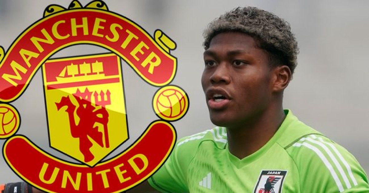 日 축구 대박! '190cm 혼혈' GK, 맨유가 콕 찍었다...75,000,000,000억 책정 "2년 만에 영입 재도전"