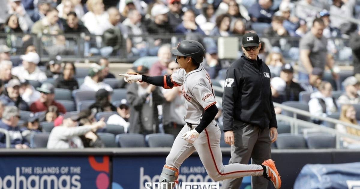 이정후, 연타석 홈런에 OPS MLB 2위 "팀 승리가 중요→이렇게 추운 날씨에서 경기는 처음"