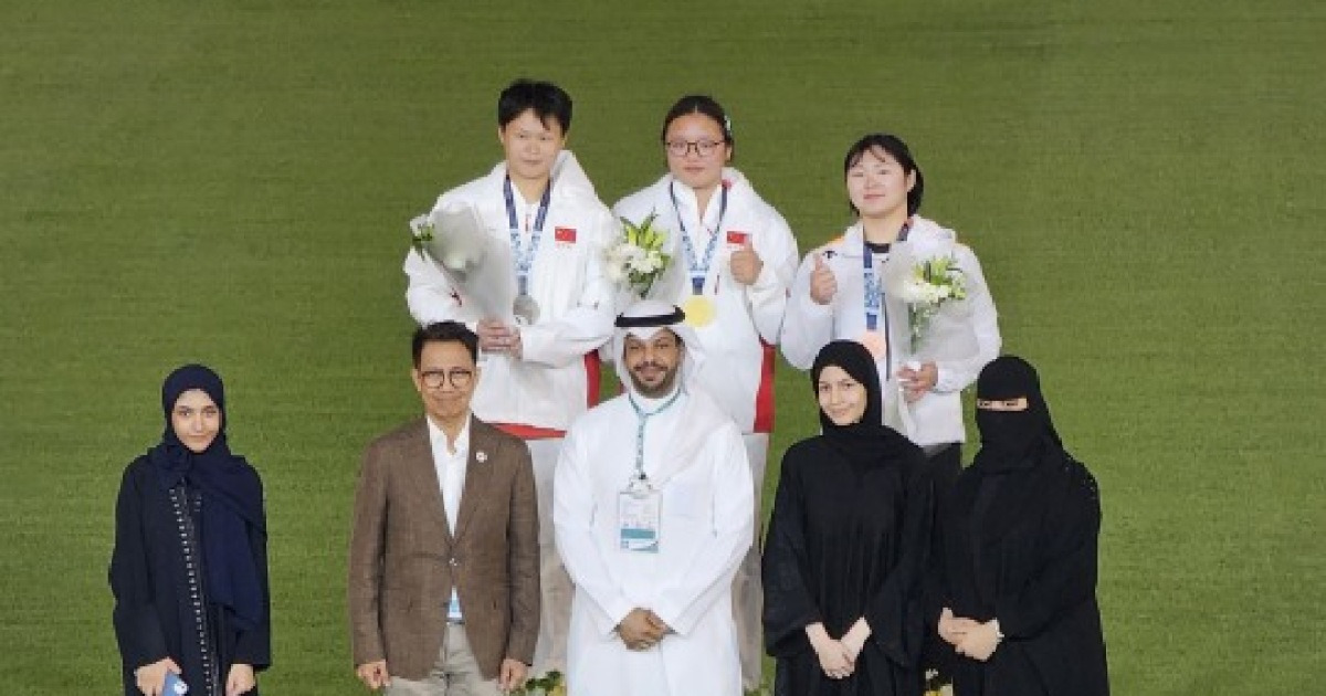중국 강세 뚫은 이예람, U18아시아육상선수권 포환던지기 동메달