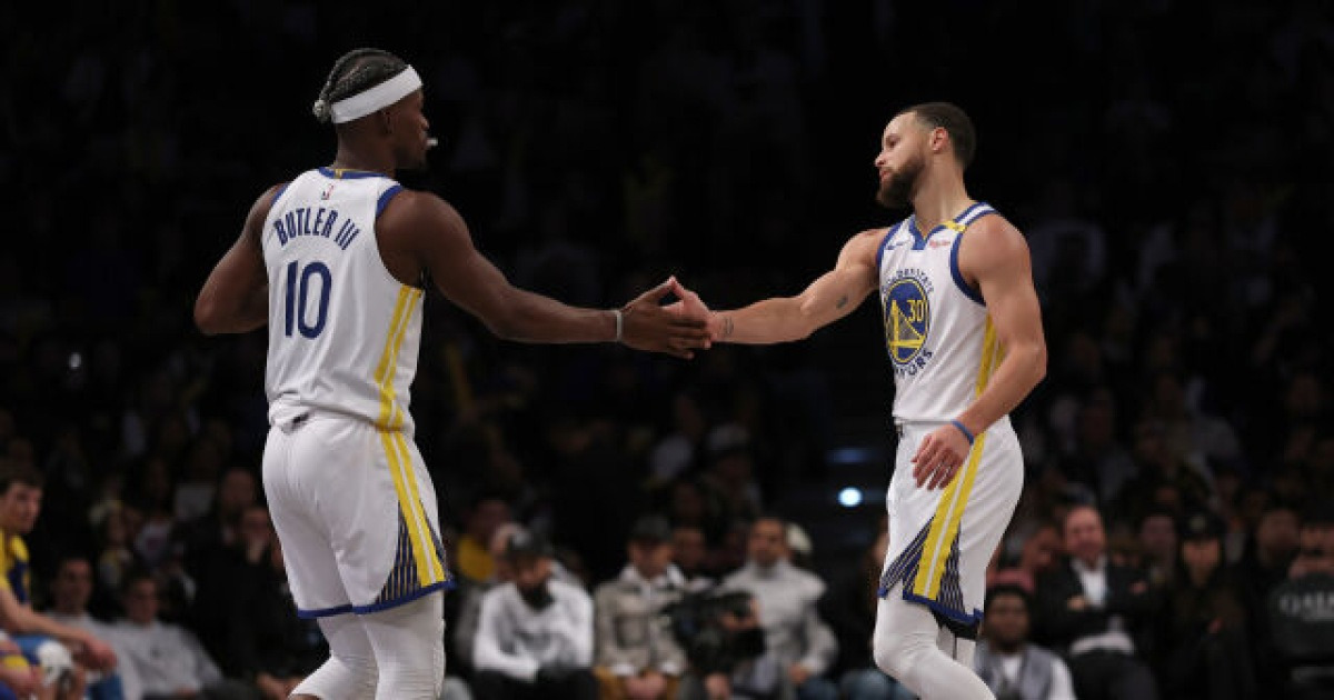 '커리 37득점+버틀러 38득점' 75점 합작! GSW, 멤피스 꺾고 서부 7번 시드 확정→휴스턴과 PO 1라운드 맞대결