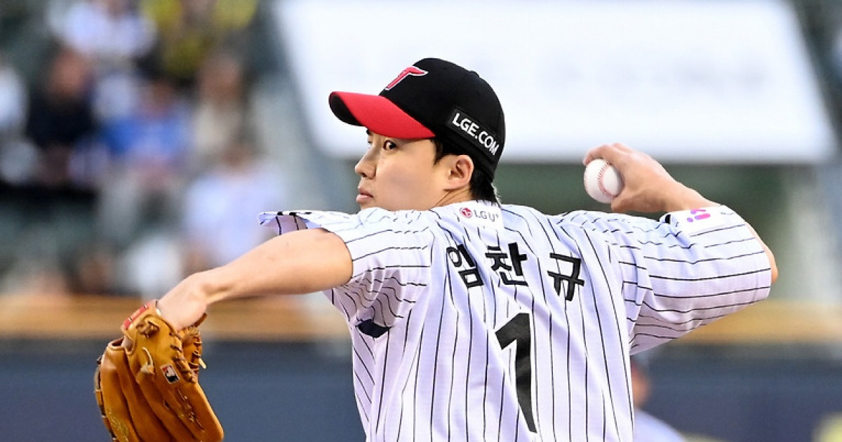 LG 임찬규 대기록! KBO 역대 16호 '순혈 100승' 카운트다운 → 트윈스 시대 '최초' 향해 뚜벅뚜벅