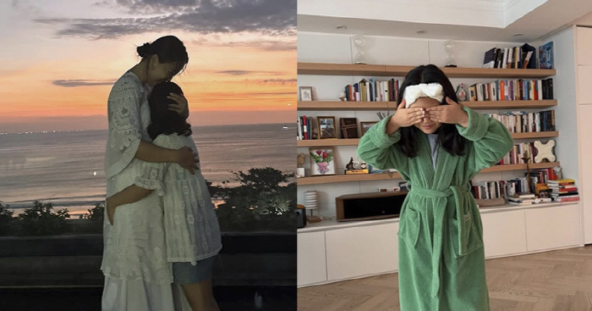 백지영 딸, '184cm' 父 ♥정석원 닮아 9세에 142cm "다리 길고 키 빨리 커" ('백지영')