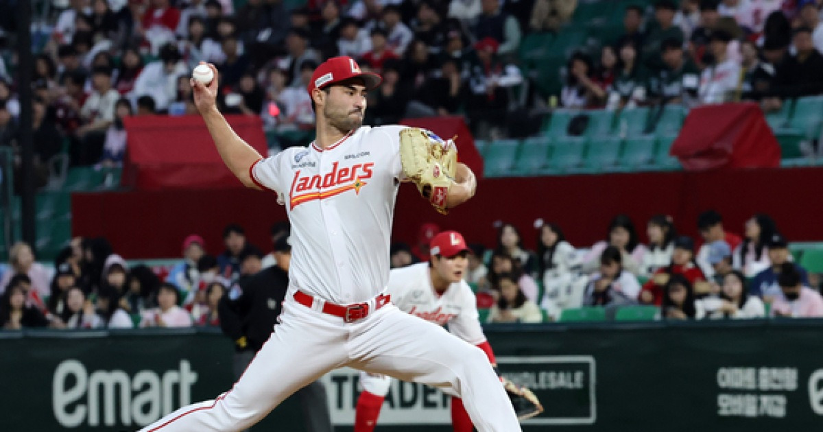 '한국계' 화이트, 8K 삼진쇼로 강력한 KBO 데뷔전…최고 시속 155㎞