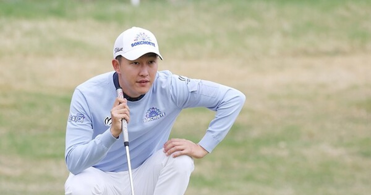 '독하게 샷을 간' 김백준, KPGA 개막전 2R 옥태훈과 공동 1위(종합)