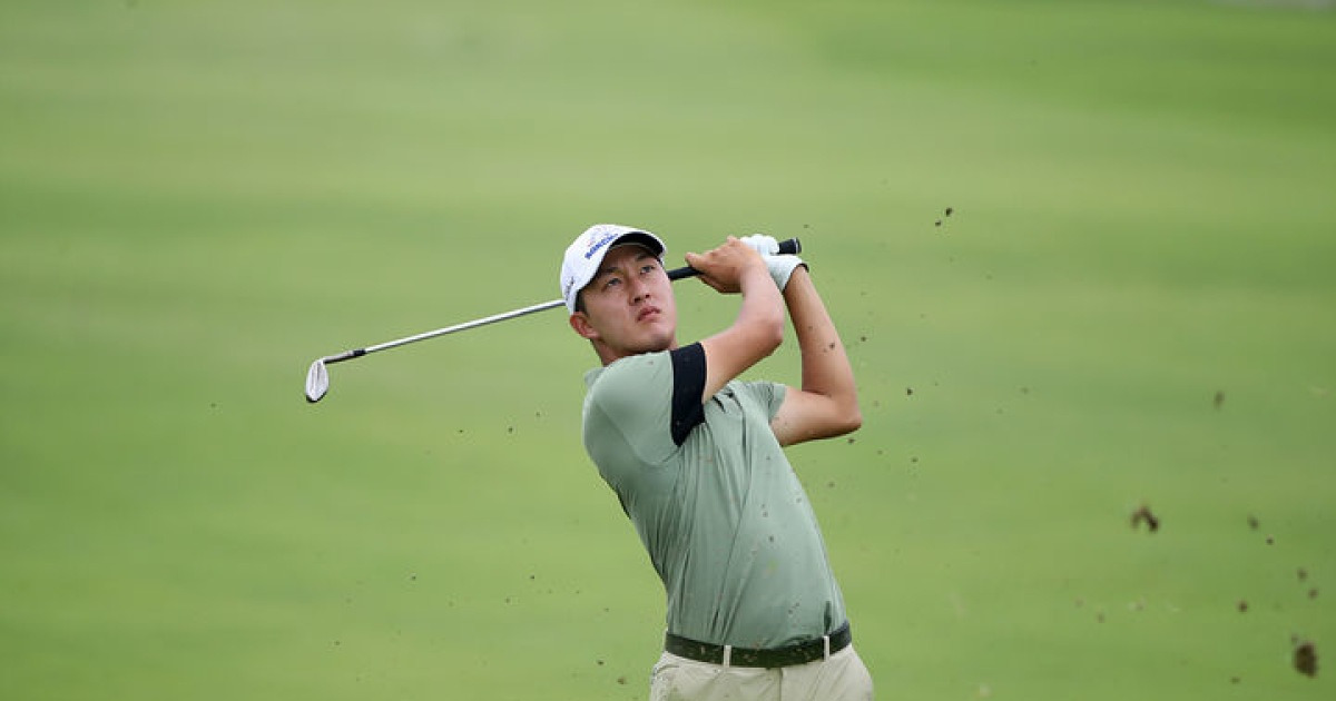 김백준, KPGA 개막전 3R 선두…생애 첫 우승 보인다