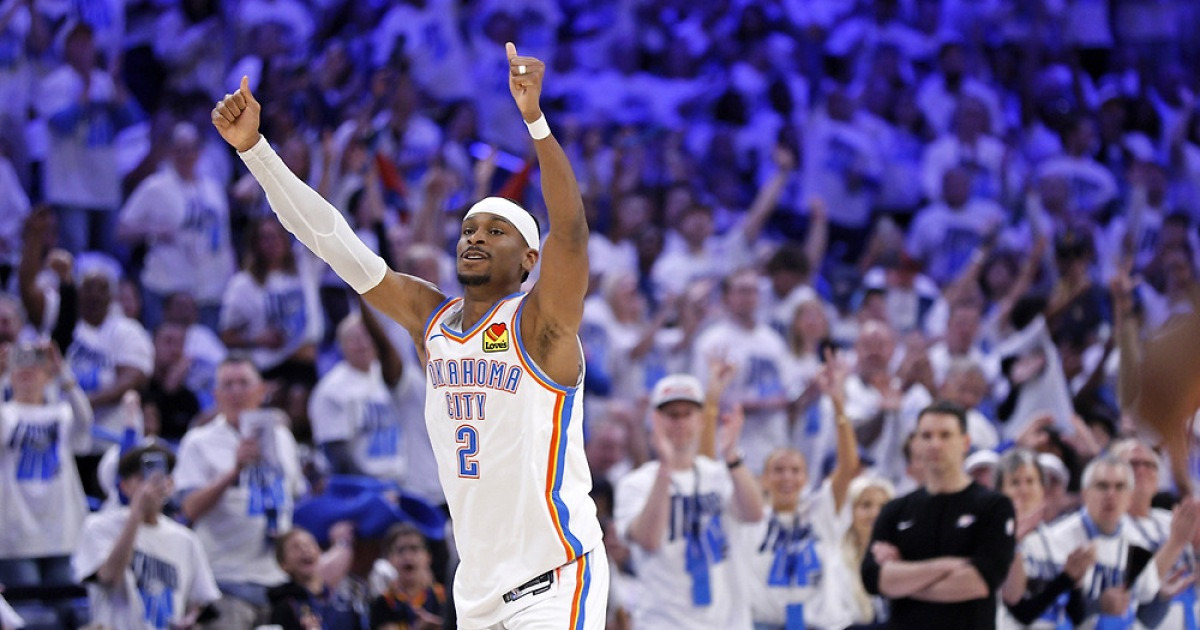 MVP 1순위 후보는 고작 ‘15점’, 그래도 역사를 쓸 뻔한 OKC···멤피스와 PO 첫 판서 ‘51점차’ 대승