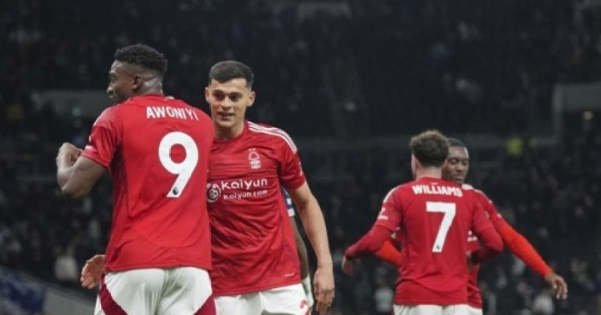 '공 점유율은 중요하지 않다' EPL 3위 노팅엄. 39.3%...역대 최저치로 '톱4' 도전