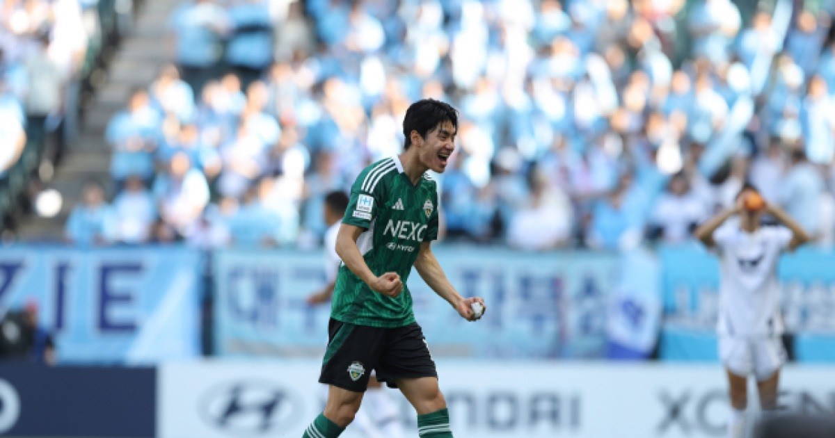 전북 전진우, K리그1 9R MVP 선정···베스트 팀도 전북이 차지