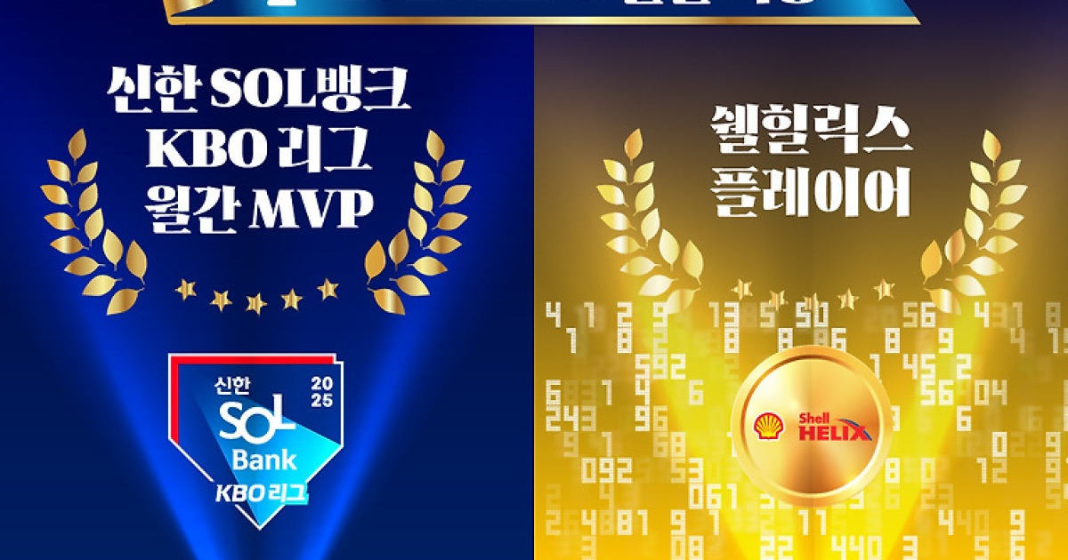 KBO 월간 MVP 상금 200만원→300만원 인상…총 4개 부문 시상한다