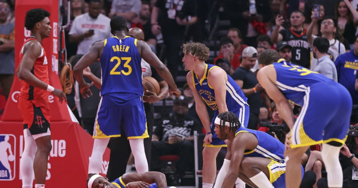 '버틀러 부상' GSW, 휴스턴에 완패…PO 1승 1패 균형