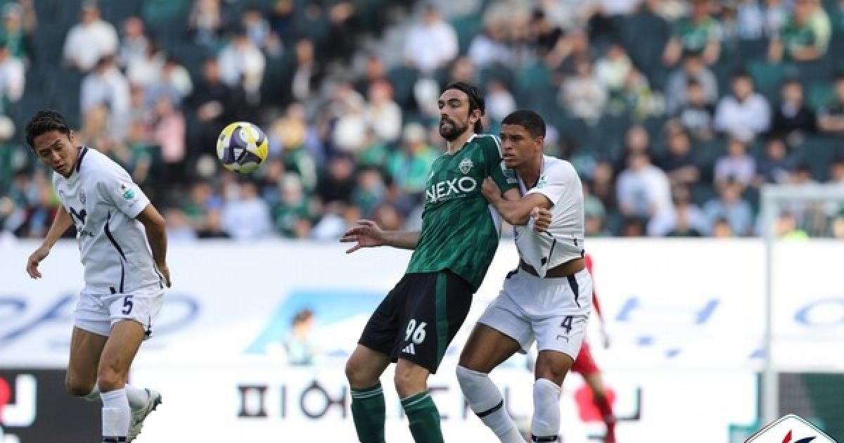 [k1.live] '싸박VS콤파뇨' 최전방 외국인 맞대결! 수원FC-전북 선발 라인업 '지동원 명단 복귀'