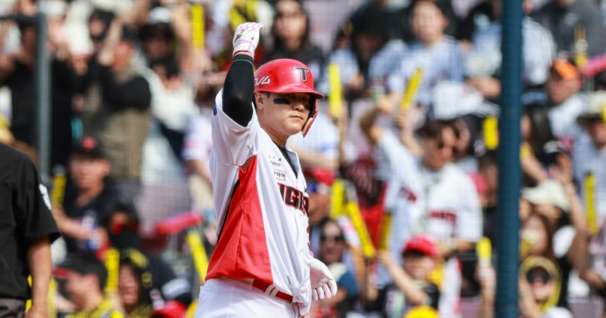 ‘김선빈 결승타’ KIA, 선두 LG 3-2로 꺾고 위닝시리즈