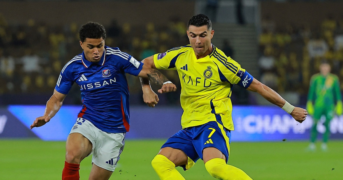 호날두 버틴 알나스르, 요코하마 4-1 꺾고 ACLE 4강 진출…‘동아시아 유일 득점’ 요코하마 자존심 지켜