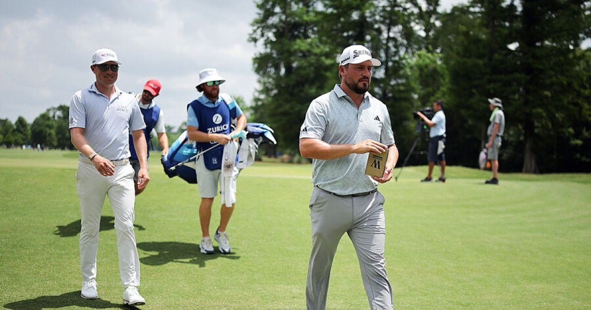 노백-그리핀, PGA '팀 매치' 취리히 클래식 3R 선두…매킬로이는 '6위 껑충' 역전 우승 발판