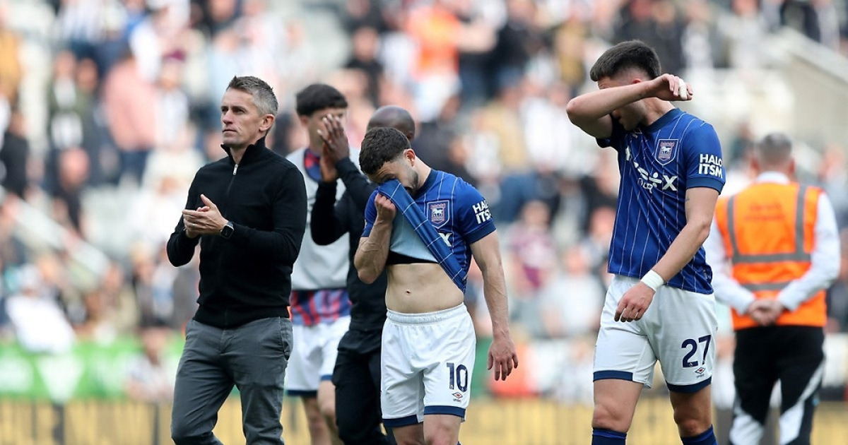 EPL 입스위치 타운, 한 시즌 만에 2부 추락…강등팀 모두 확정