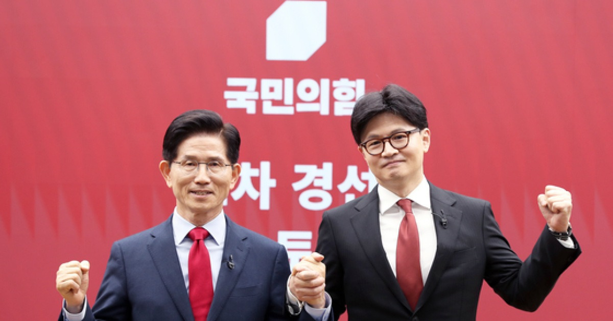 Kim Moon-soo, Han Dong-hoon advance to final round of PPP primaries