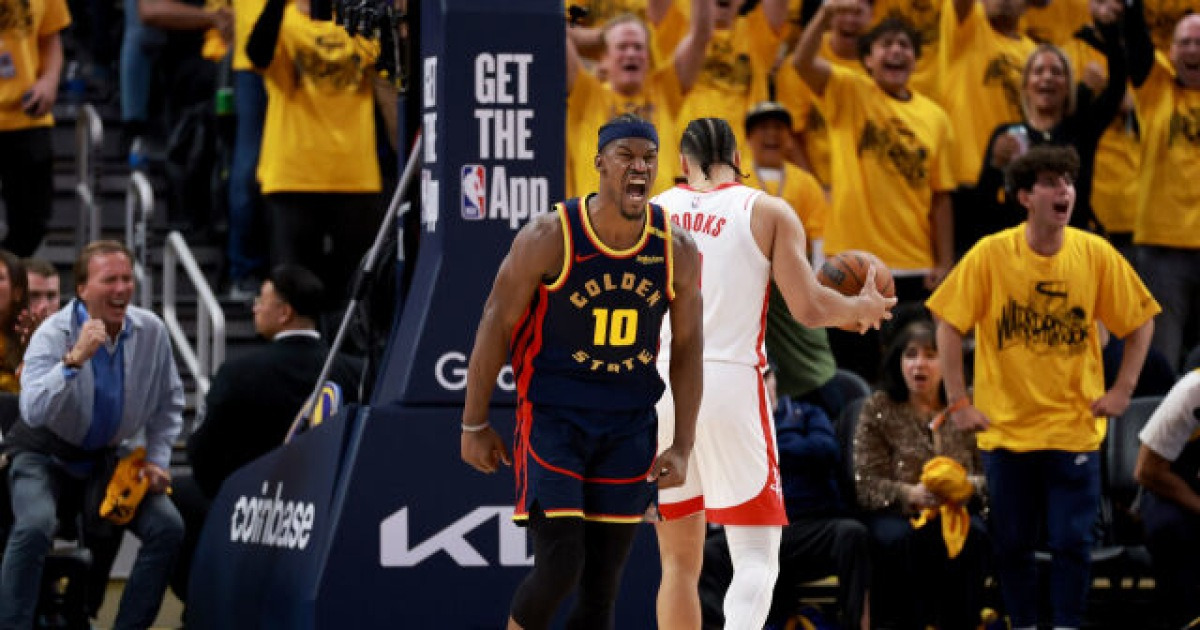 오늘은 내가 해결사→버틀러, 4Q 막판 11득점 大폭발! GSW, 휴스턴 연파 '업셋 눈앞'…PO 2R 진출 1승 남았다