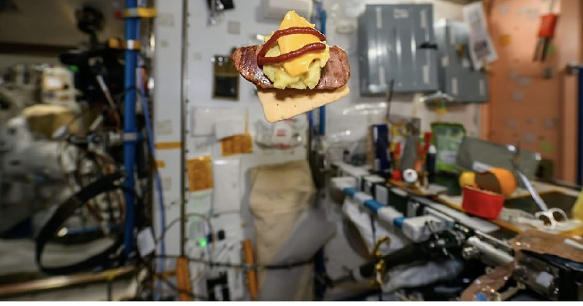 ISS astronaut Jonny Kim turns NASA rations into Korean-inspired burger ...