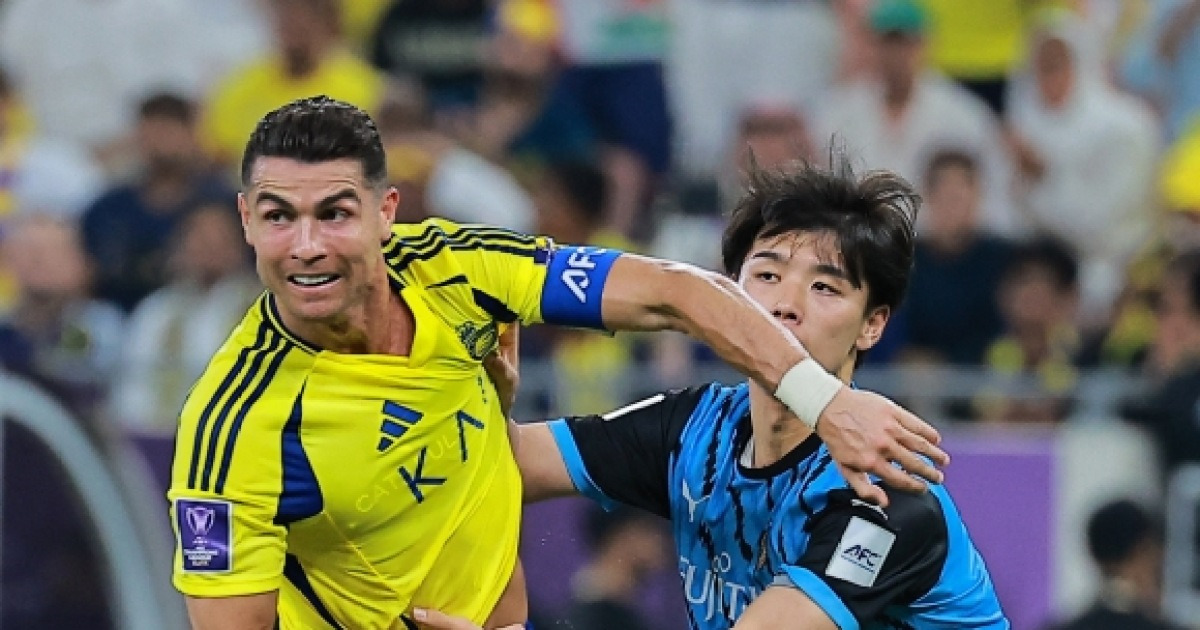 호날두 또 탈락, 또 무관?…알나스르, ACLE 4강서 가와사키에 발목