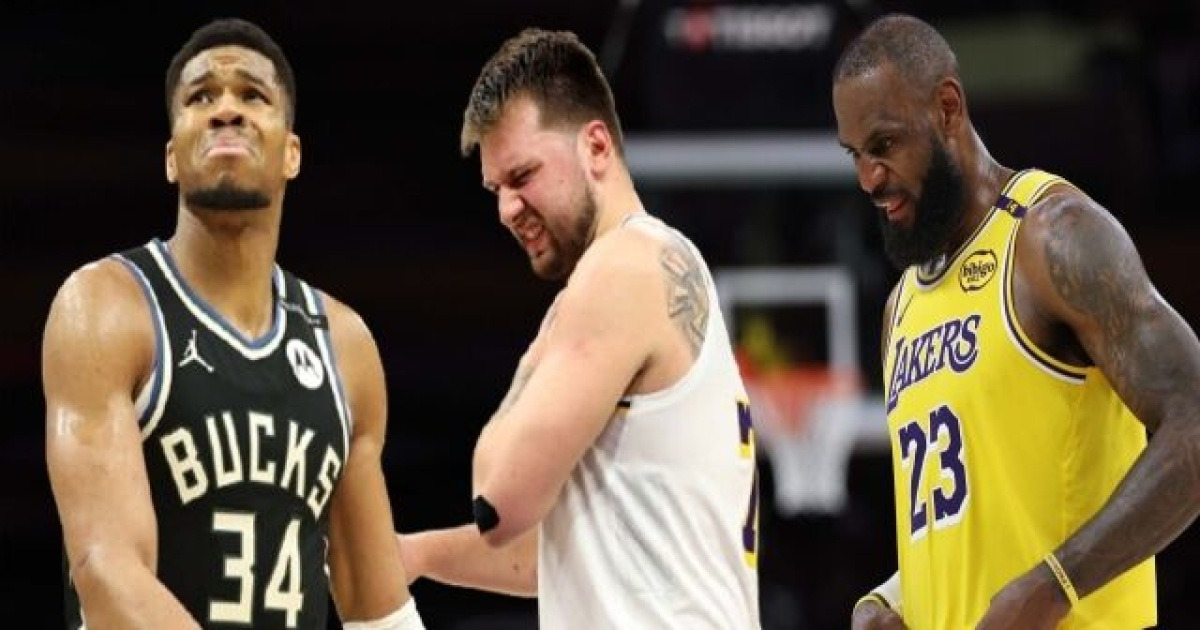 르브론·돈치치·아테토쿤보 눈물→플레이오프 1R서 '광탈'한 NBA 슈퍼스타들