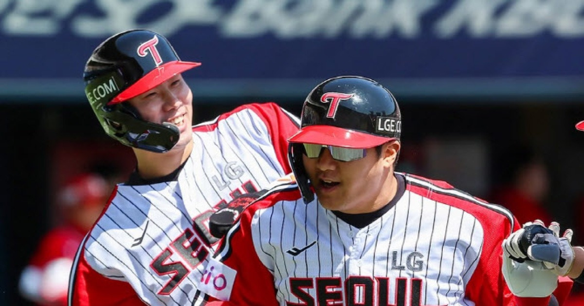 '문보경 2홈런 7타점' LG, SSG 상대 위닝시리즈...코엔 윈, QS 데뷔승