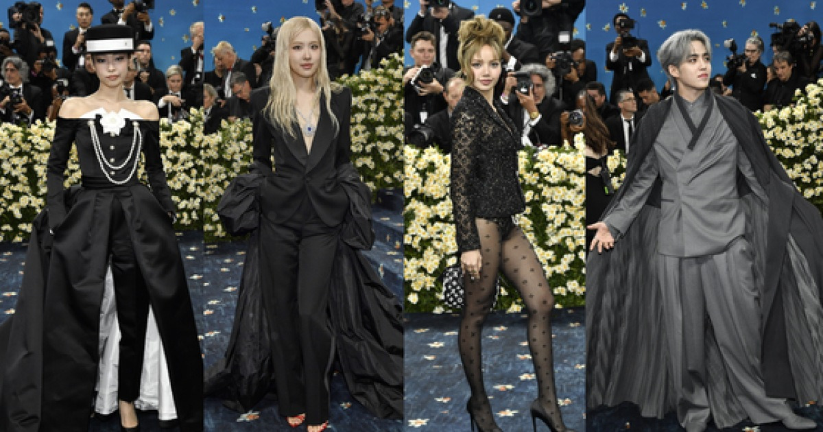 Blackpink members, Seventeen's S.Coups suit up for Met Gala
