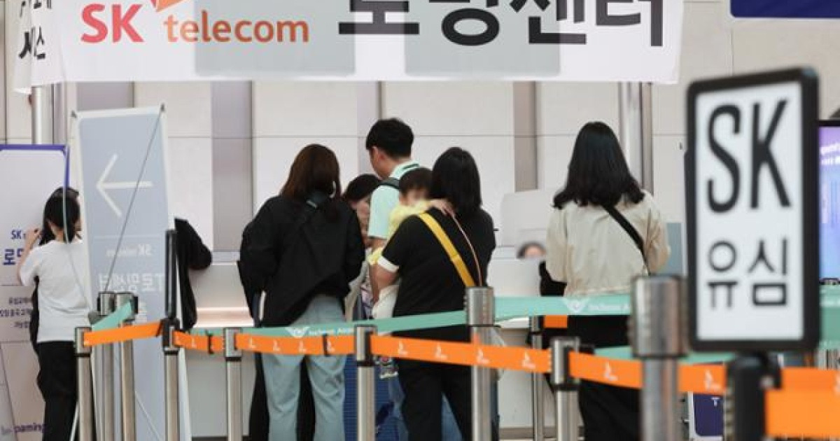 5월 연휴 인천공항 147만 명 이용...'SKT 유심' 사태에도 큰 혼잡 없어