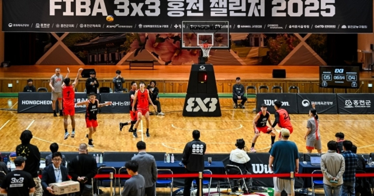 ‘국내 유일 3x3 프로 서킷’ NH농협은행 FIBA 3x3 홍천 챌린저 2025, 9일 개막…3년 연속 홍천서 열려 [MK홍천]