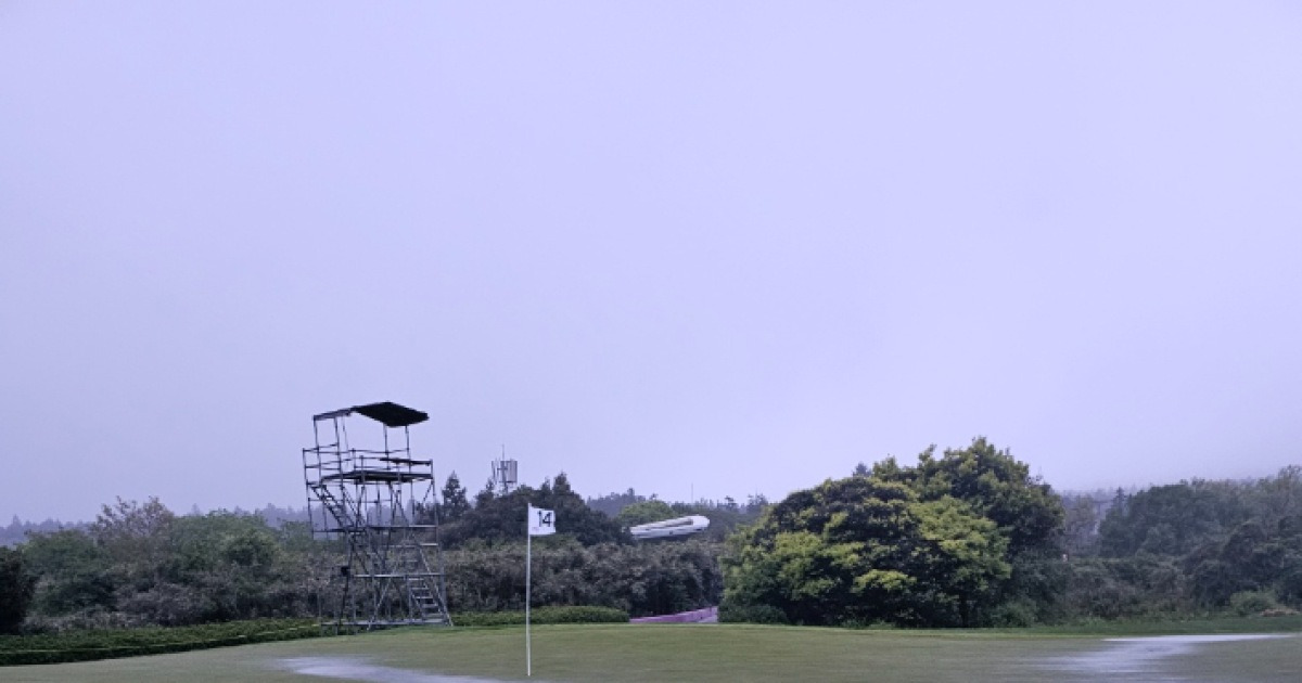 악천후로 취소된 KPGA 클래식 2라운드…54홀 대회로 축소