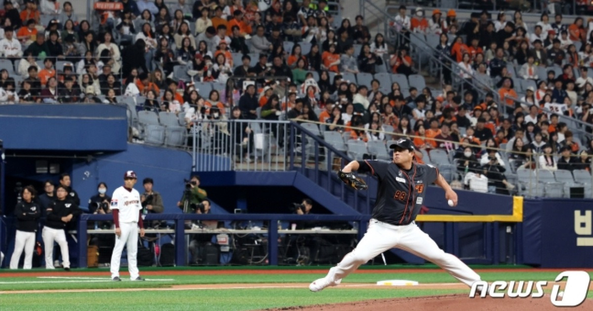 '10연승 도전' 한화, 10일 더블헤더 피했다! 고척돔 외 인천·잠실·수원·대구 KBO 4경기 우천취소 [고척 현장]