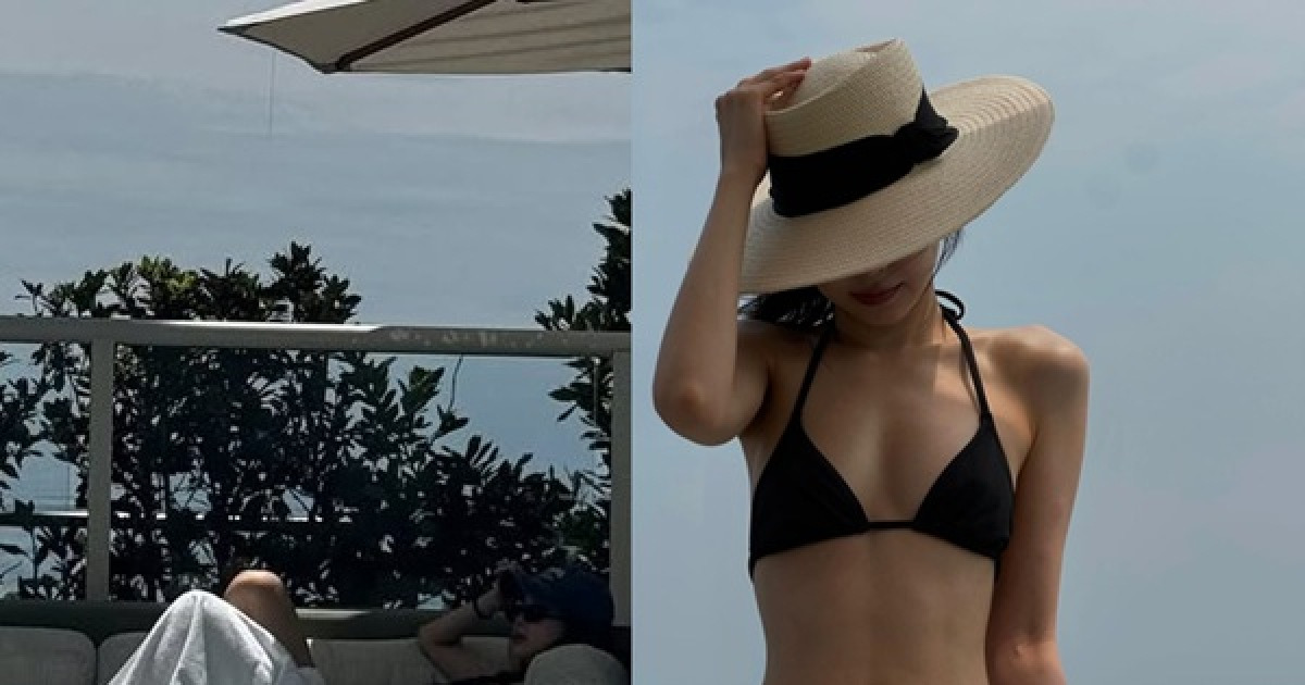 '168Cm 46Kg' 손나은, 탄탄하게 쭉 뻗은 비키니샷