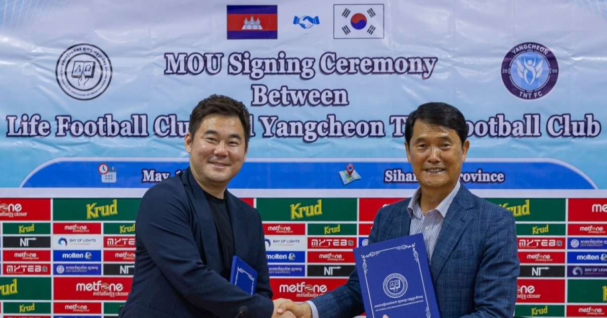 양천 TNT FC, 캄보디아 프리미어리그 라이프 FC와 공식 파트너십 체결