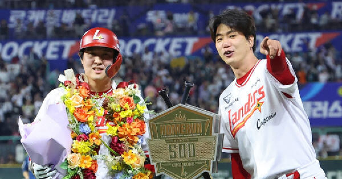 KBO리그 최초 500 홈런 최정, “600호 향해 간다”