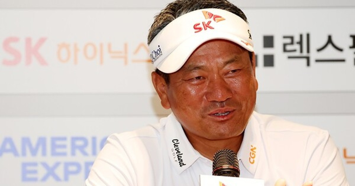 최경주 "지난 1년간 샷을 견고하게 만들려고 노력" [KPGA SK텔레콤오픈]