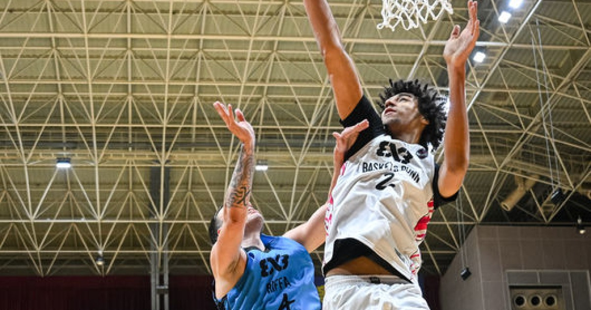 ‘3x3 농구에 웸반야마가 나타났다!’ 독일출신 220cm 진격의 거인 출현